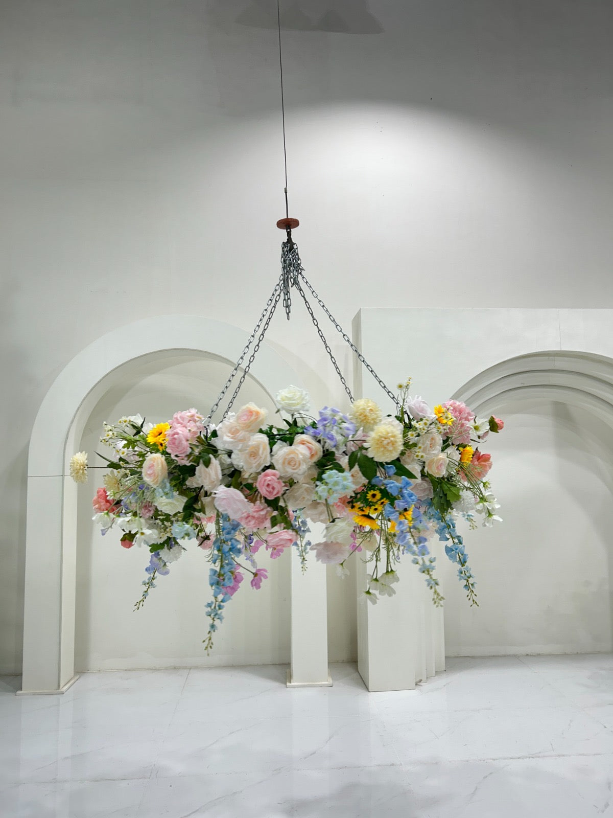 Rental - 'Imogen’ Ceiling Floral Ring – Thoughts and Crosses
